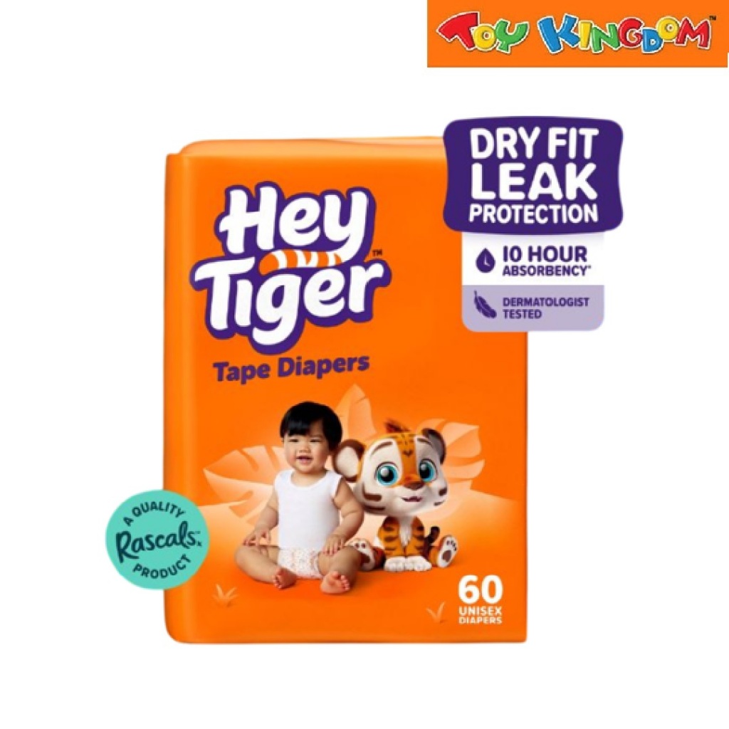 Hey Tiger Taped Diapers Jumbo Pack Medium | Shopee Philippines