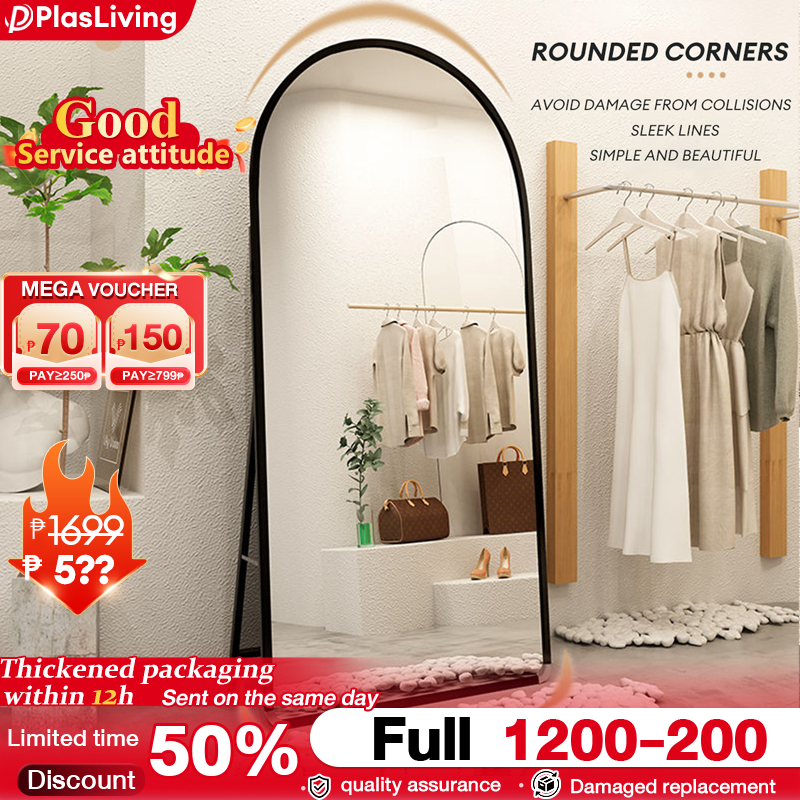 Full Body Mirror Arch Mirror Bathroom Mirror wall Full-Length Mirror ...