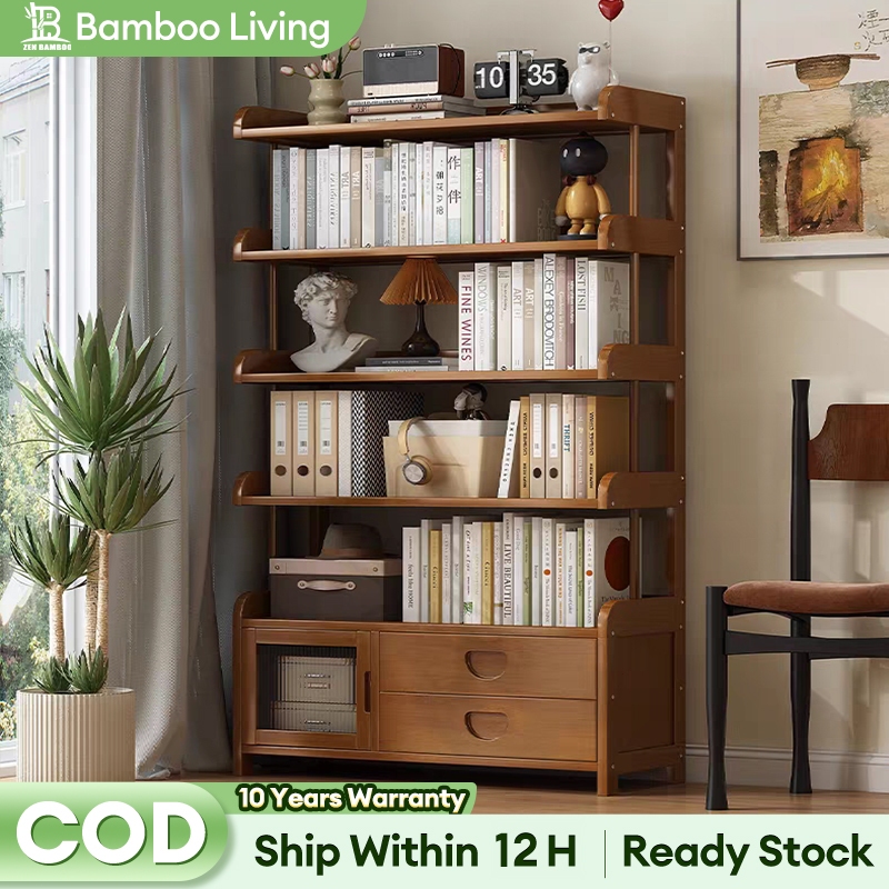 Bamboo Kitchen Storage Rack Multifunctional Cookware Seasoning Shelf 4/5/6Layers Storage Rack ...