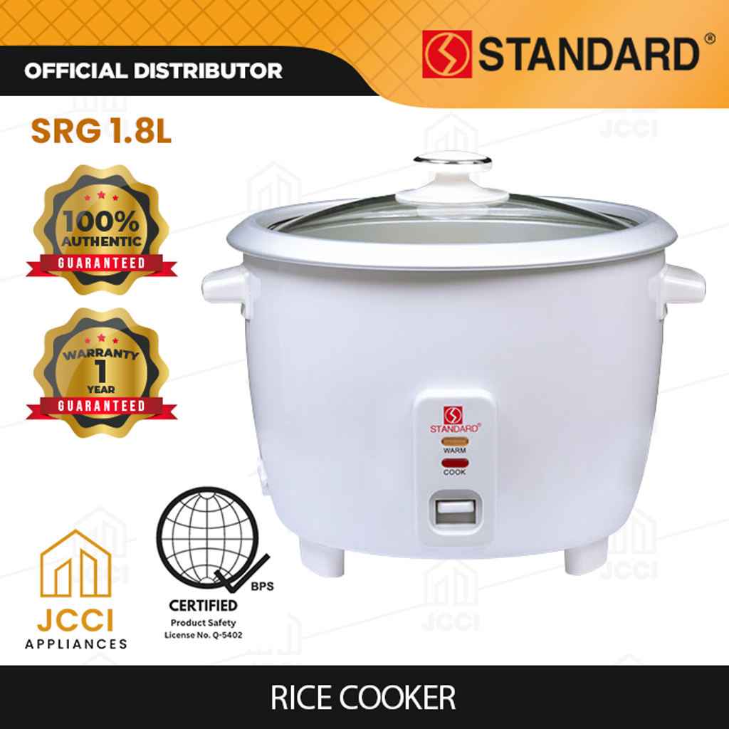 Standard Rice Cooker 1.8L (8 Cups) SRG 1.8L | Shopee Philippines