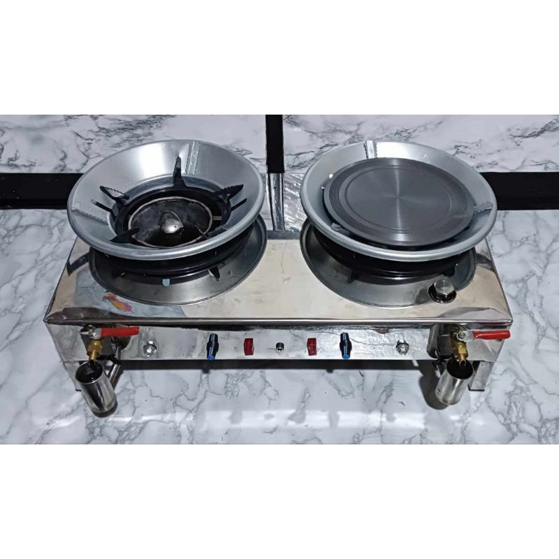 Kalan De Langis Heavy duty 2 burner/Double Burner Kalan De Mantika/Oil ...