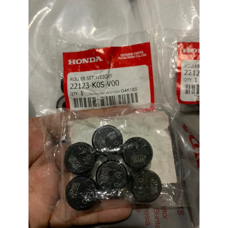 ROLLER SET / FLY BALL 19G ADV160 PCX160 CLICK160 22123-K0S-V00 HONDA ...