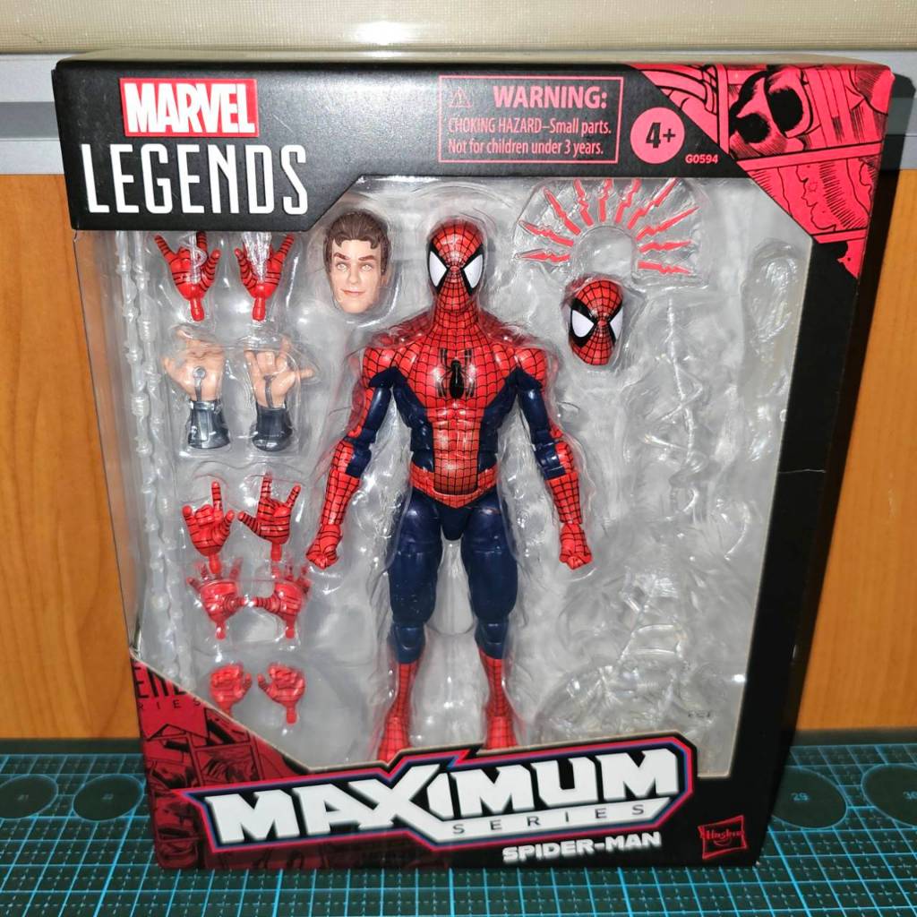 Marvel Legends ML DLX Spider-Man Maximum Series Deluxe Spider Man ...