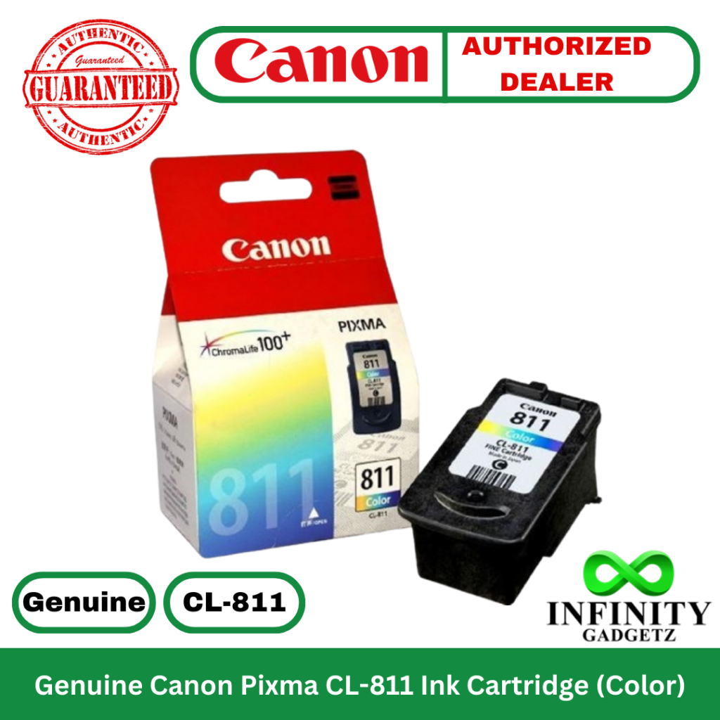 Genuine Canon Pixma CL-811 Ink Cartridge (Colored) for iP2770 iP2772 ...