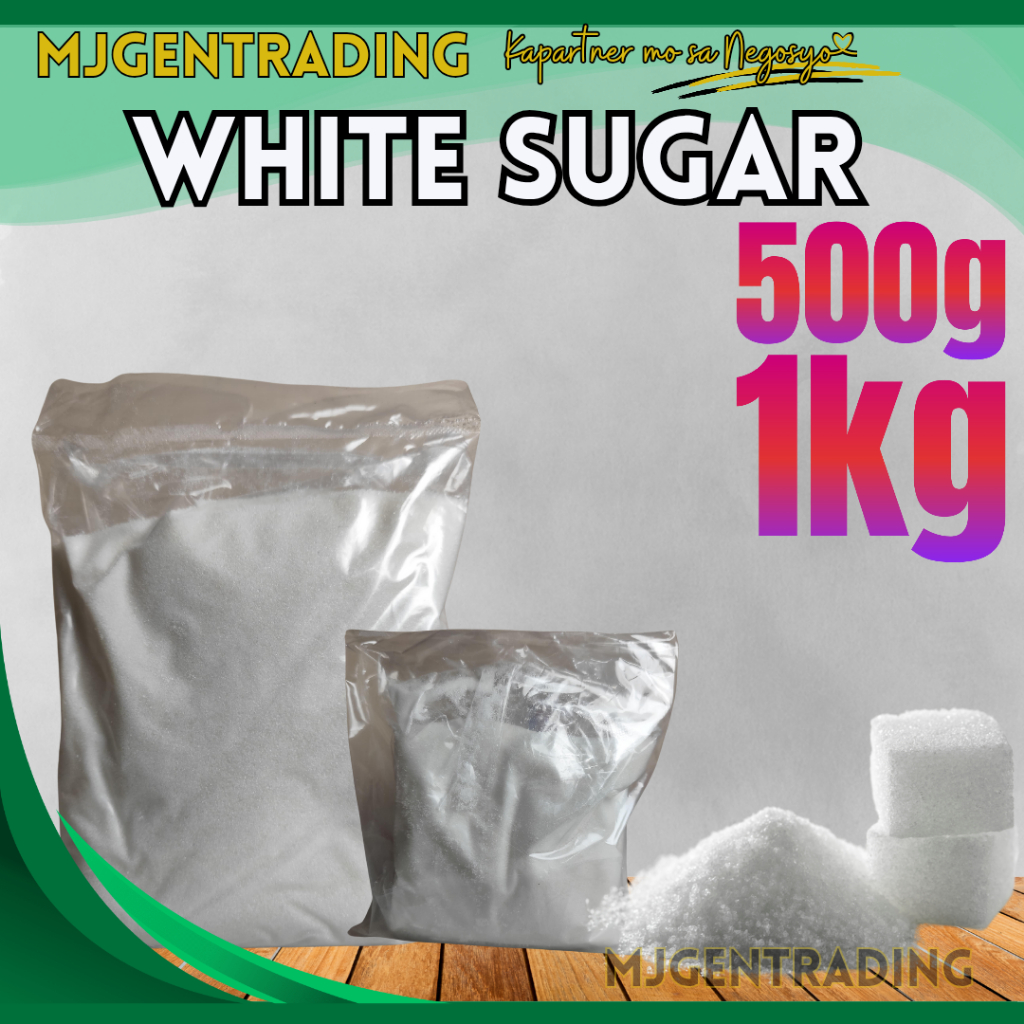 White sugar Asukal 1/2kilo 1kilo Refined white sugar store4: | Shopee ...
