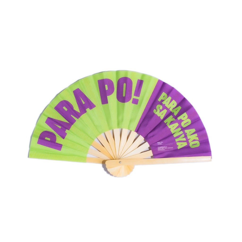TEAM MANILA PARA PO BAMBOO FAN GREEN | Shopee Philippines