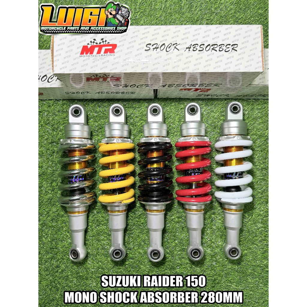 MTR RAIDER 150 MONO SHOCK ABSORBER 280MM MADE IN THAILAND MADE | Shopee ...