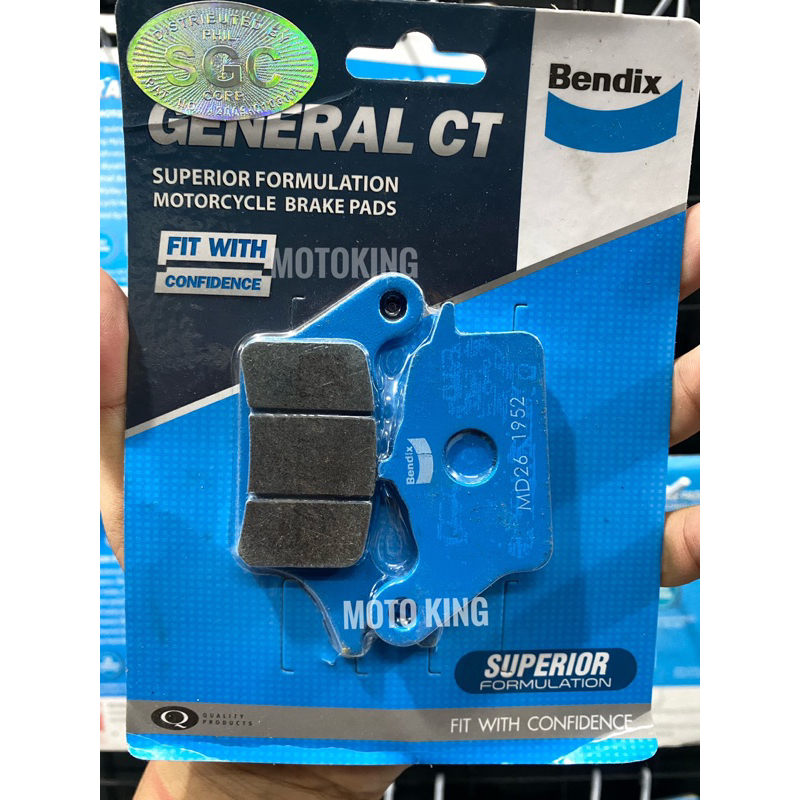 BENDIX BRAKE PAD MD26 DASH, WAVE 100R, XRM TRINITY FRONT, WAVE 125 NEW ...