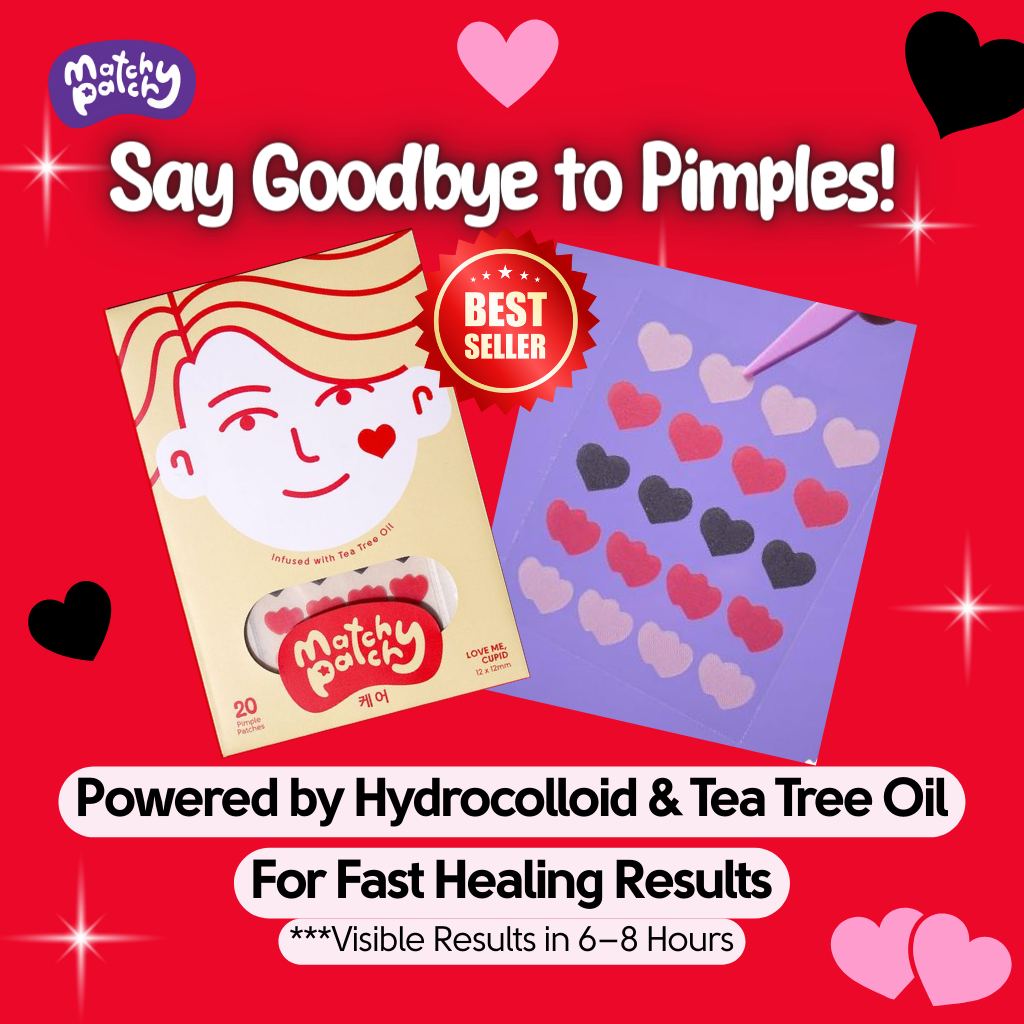 Matchy Patchy Pimple Patch | Love Me Cupid | 20 Hydrocolloid Acne Patch ...