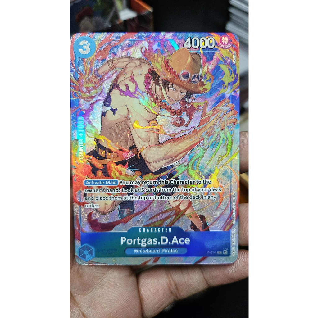 One Piece TCG English P-074 Portgas D. Ace [Premium Card Collection ...
