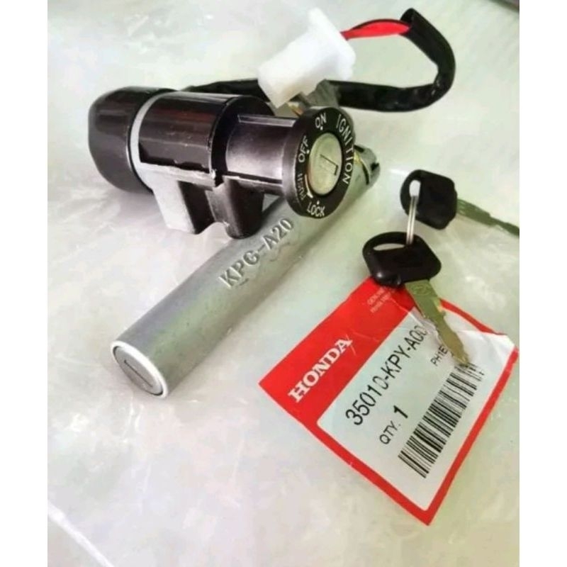 KEY SET / IGNITION SWITCH SET XRM 125 / RS125 HONDA GENUINE ORIGINAL ...