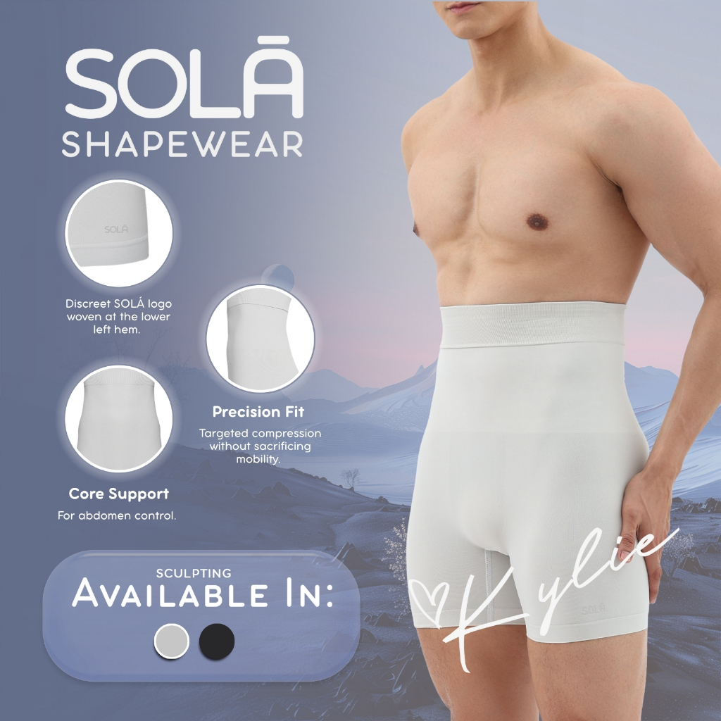 SOLA Sculpting Boxer Shapewear Shorts - by Kylie Verzosa | Shopee ...