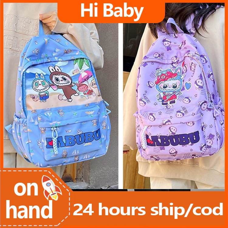 Labubu Backpack For Kids Bag For Kids Bag For School Large Capacity Bag ...