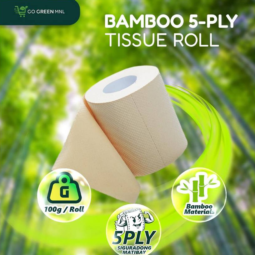 GOGREENMNL. Tissue Roll 5-PLY Siguradong Matibay Thickest Makapal Bring ...