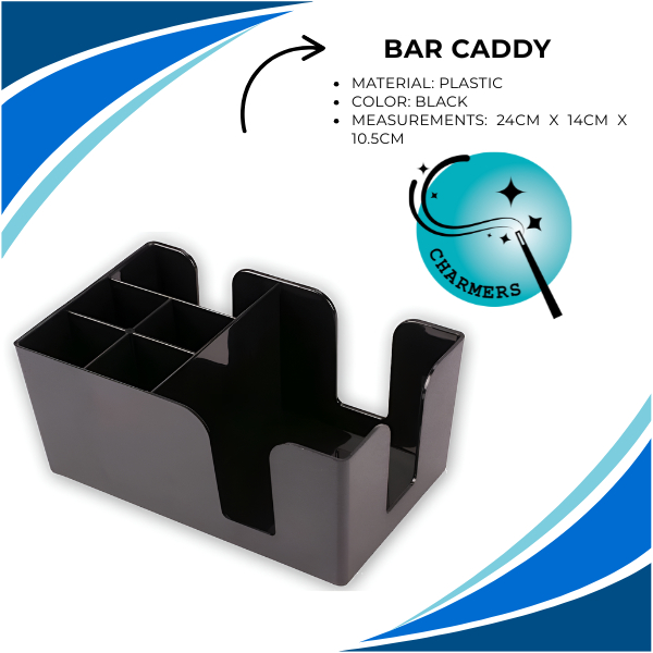 Bar Caddy - Multifunction Storage Organizer Bar Caddy Tissue Straws ...