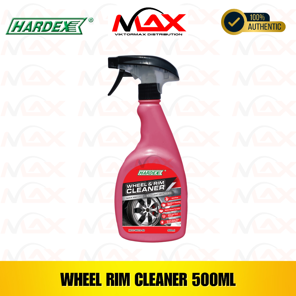 HARDEX Wheel & Rim Cleaner Spray (water based, acid free, breaks down ...
