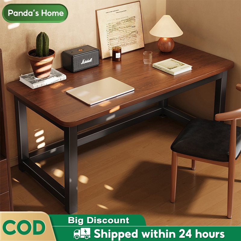 Solid Wood Computer Table Desk Study Table Office Desk Gaming Pc Long ...