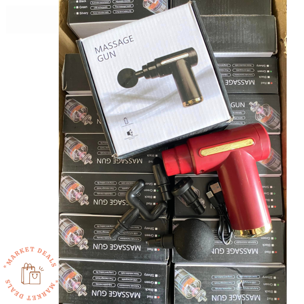 Portable Massage Gun Muscle Relaxation Percussive High Frequency ...