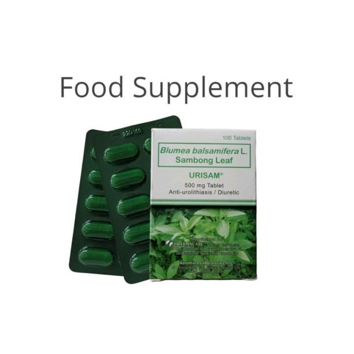 URISAM Sambong 500mg Tablet (by 50's & 100's) | Shopee Philippines