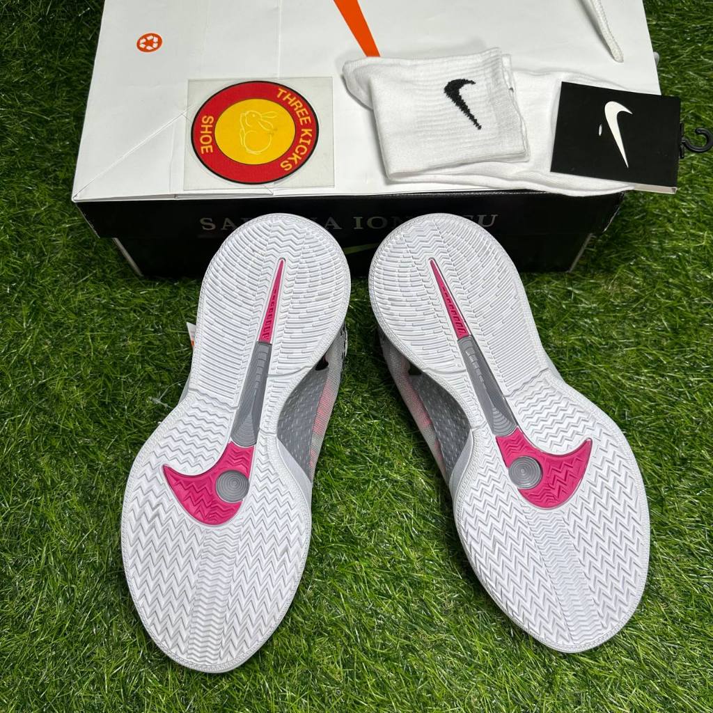 Nike Sabrina Grey Pink w/free socks and Paper Bag | Shopee Philippines