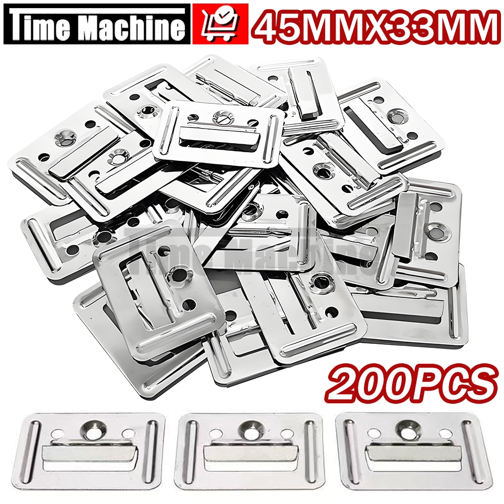 200PCS Wall Cladding Clip / Wpc Metal Clip / Wpc Wall Fluted Panel Clip ...