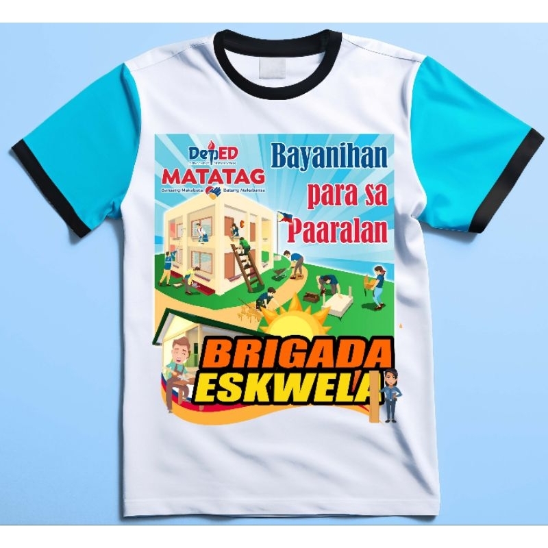BRIGADA ESKWELA SUBLIMATED COMBI SHIRTS DESIGN 8/ UNISEX | Shopee ...