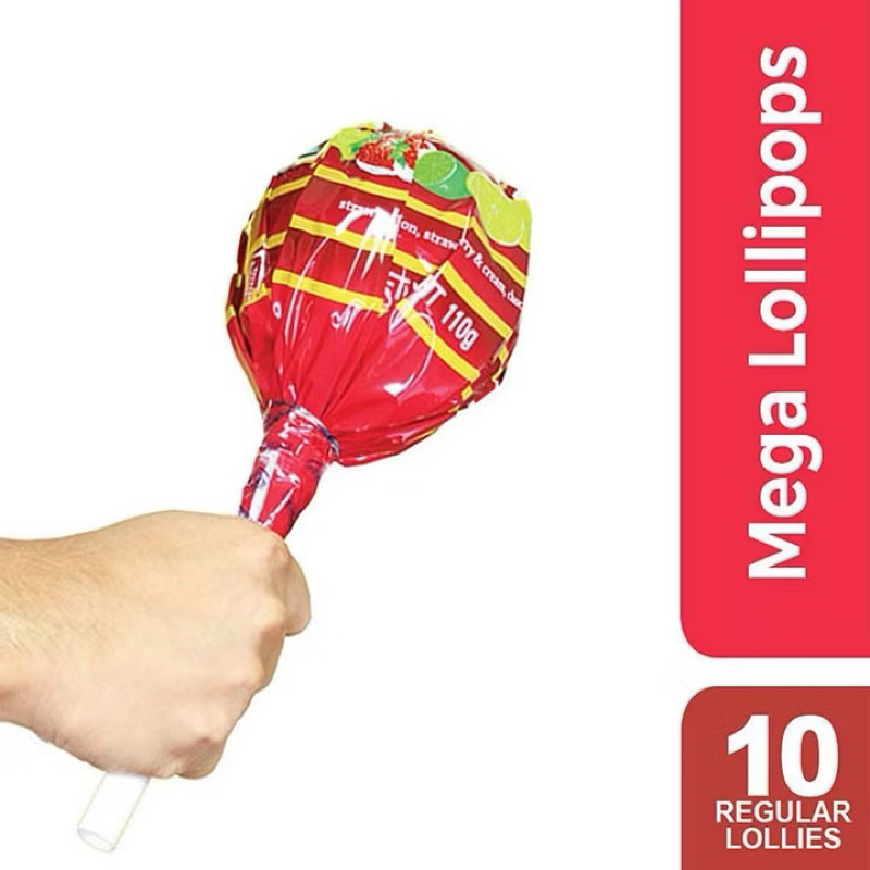 CHUPA CHUPS MEGA LOLLIPOP 10PCS INSIDE | Shopee Philippines