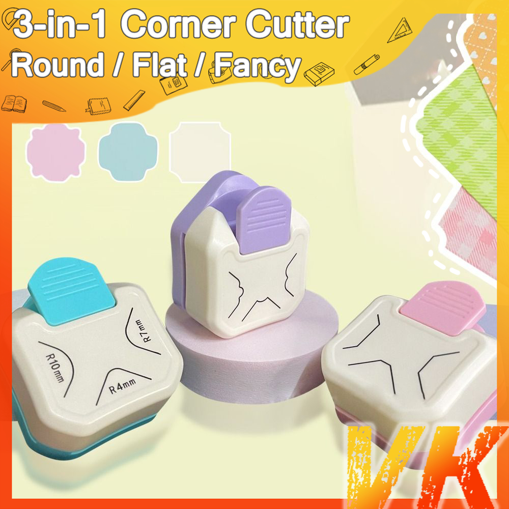 3 in 1 Corner Cutter Handmade Scrapbooking Paper Craft Photo Cutter ...