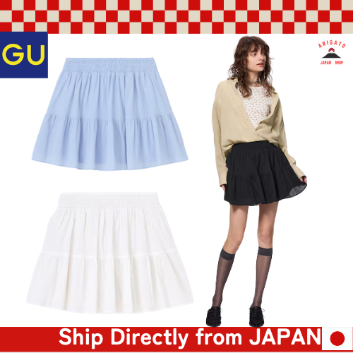 GU Tiered Skort + EC【Direct from Japan】 | Shopee Philippines