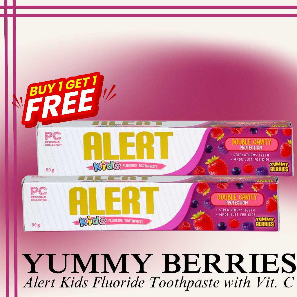 Buy 1 Take 1 Personal Collection Alert Kids Yummy Berries Fluoride ...