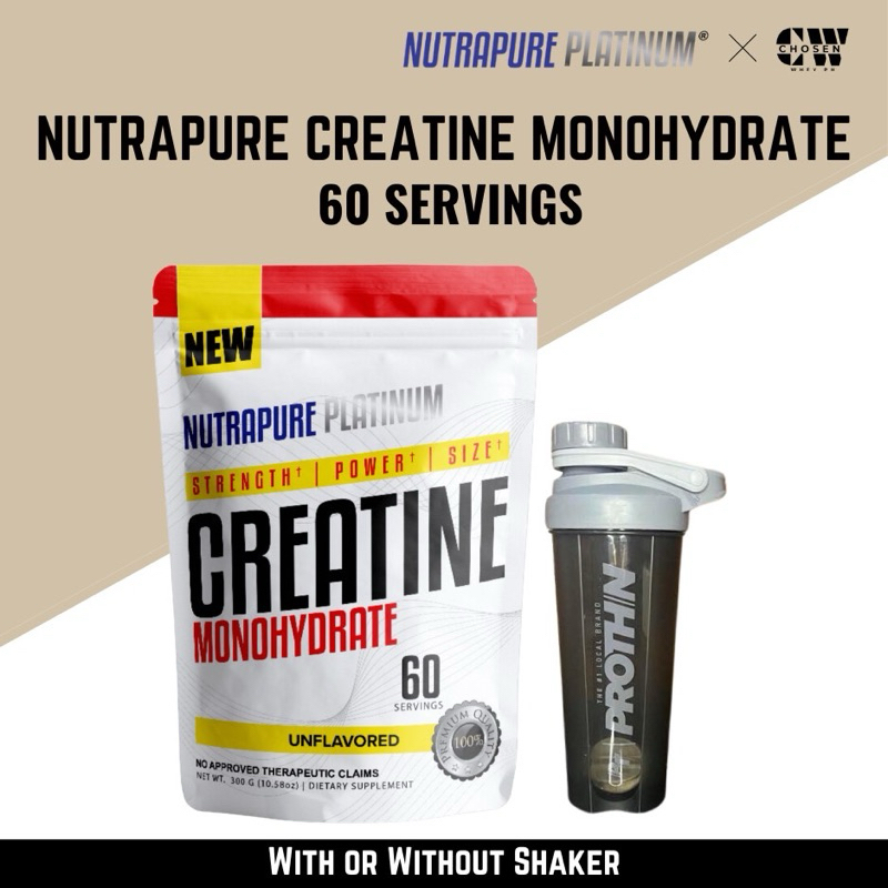 NUTRAPURE PLATINUM CREATINE MONOHYDRATE 60 SERVINGS [MEGA SALE ...