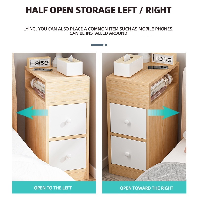 Bedside Table Modern Bedroom Wall Side | Shopee Philippines