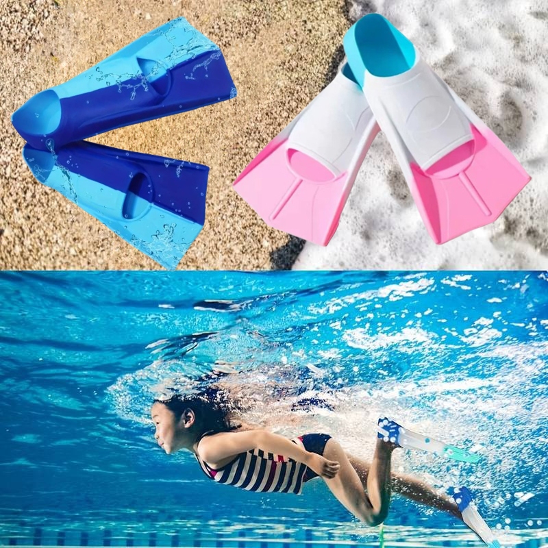 Swimming Fins For Snorkeling Silicone Swim Diving Floating Fins Water ...