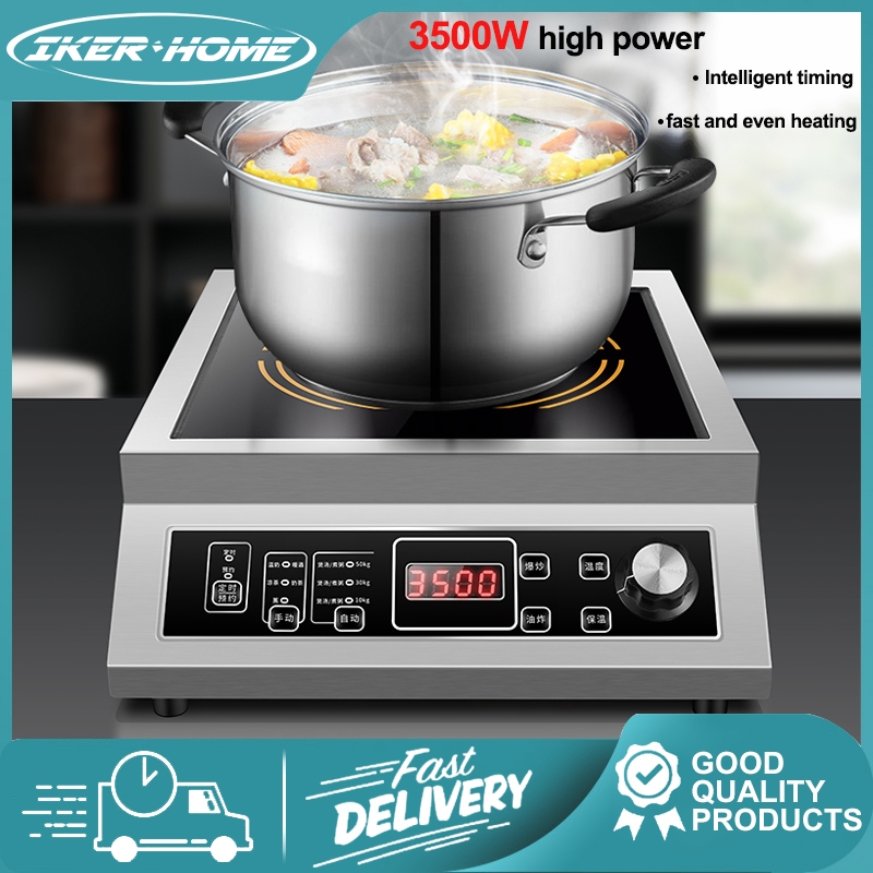 iker Commercial induction cooker 3500W Household Induction Cooktop with ...