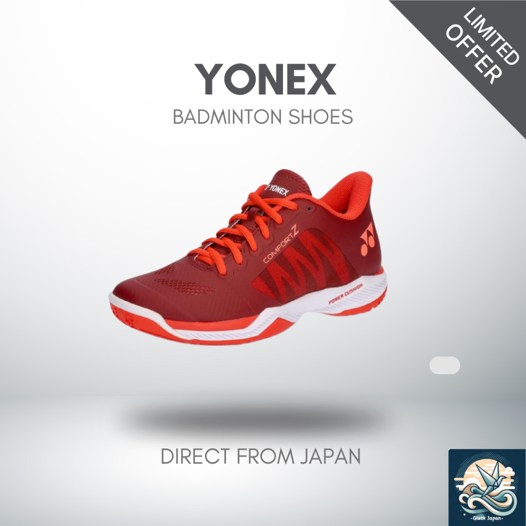 YONEX Badminton Shoes Power Cushion Comfort Z Dark Red (239) [Direct ...