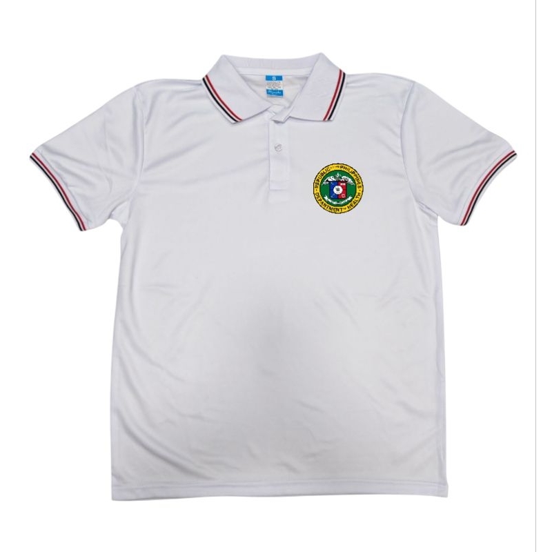 DOH Drifit Polo Shirt - Front Logo only | Shopee Philippines