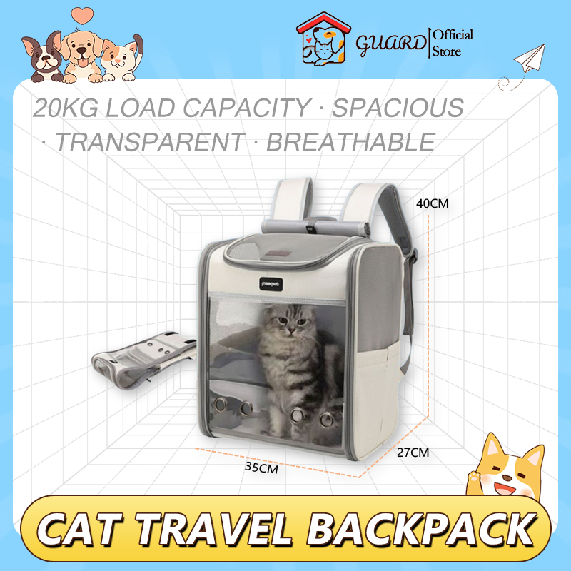 Pet Carrier Bag Portable Pet Outdoor Cat Travel Backpack Capsule Summer ...