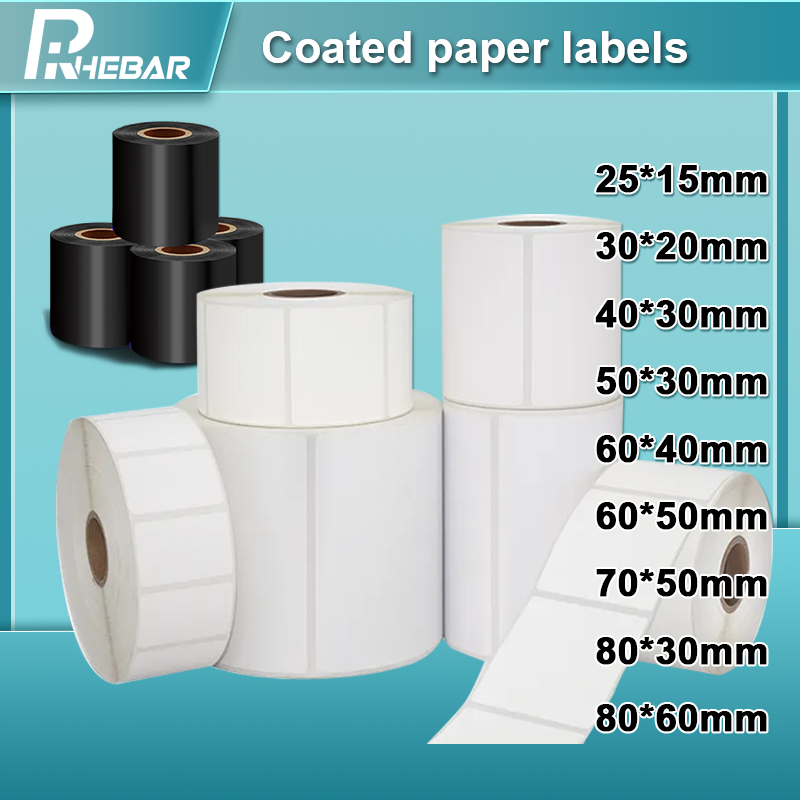 Rhebar Thermal Transfer Sticker Labels-20x15/30x20/35x22/40x30/50x30 ...