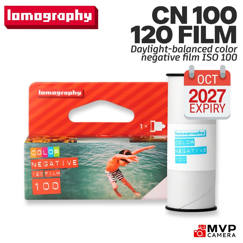 LOMOGRAPHY Color Negative Film 100 CN100 120 ISO 100 Medium Format ...