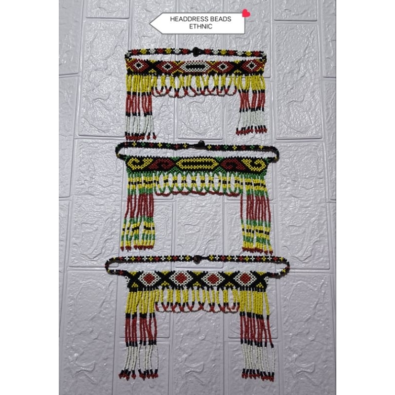 BEADS ETHNIC HEAD DRESS TBOLI MANOBO MINDNAO ACCESSORIES LUMAD | Shopee ...