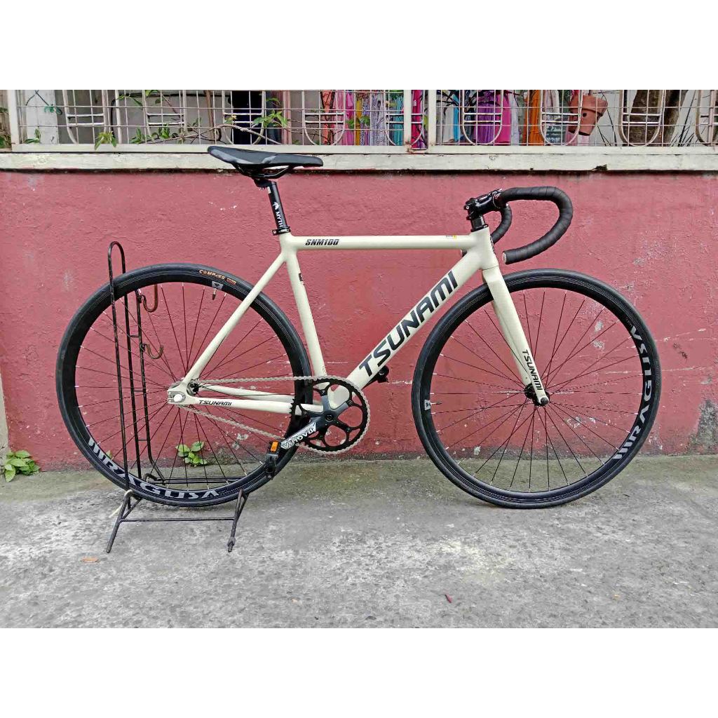 TSUNAMI SPECIAL BUILT TSUNAMI FIXIE BIKE 2024 WITH FREEBIES | Shopee ...