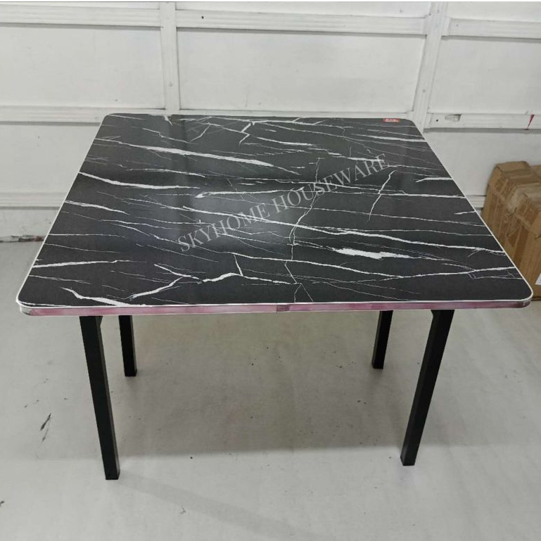 Foldable Table (Heavy Duty) 80x80 cm / Lamesa /Dining Table/ (Maximum ...