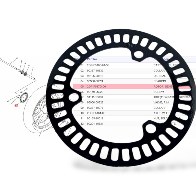 ROTOR, SENSOR NMAX AEROX 2DP-F517G-00 | Shopee Philippines