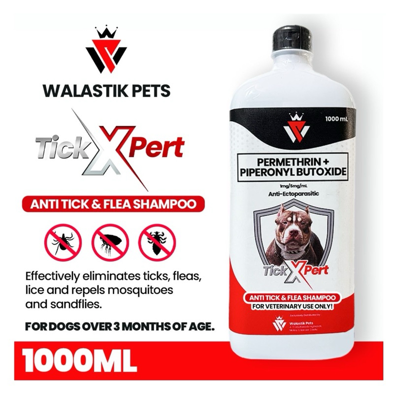 1000mL TickXPert Anti-Tick&Flea Shampoo for Dogs (3 Months & Up) POWDER ...