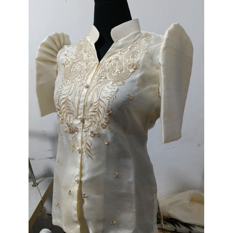 modern filipiniana blouse | Shopee Philippines