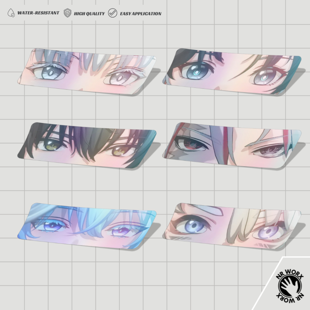 Wuthering Waves Wuwa Character Batch 2 Holographic Sticker Gaming Anime ...