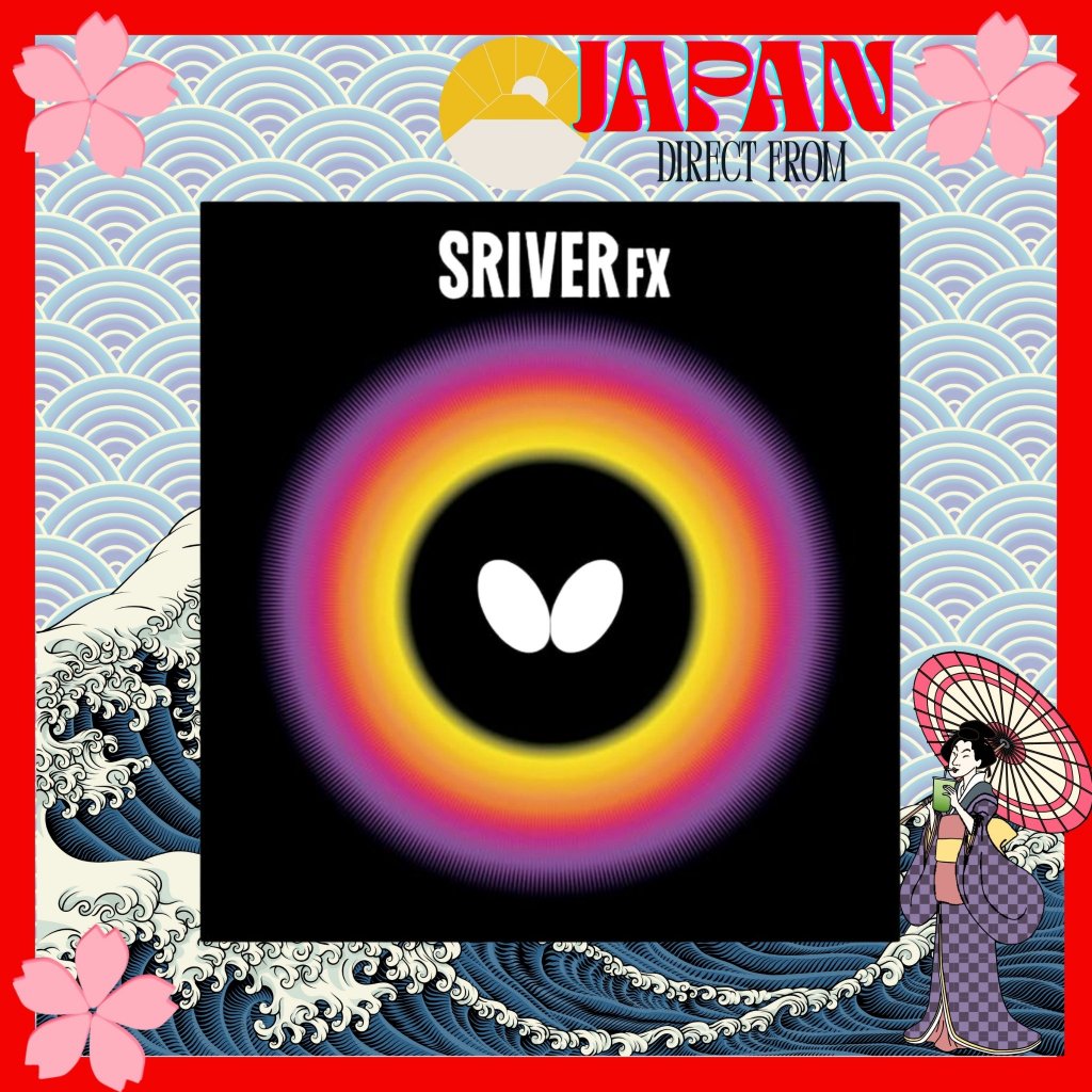 05060 - Butterfly SRIVER Table Tennis Rubber - Fast Attack & Precision ...