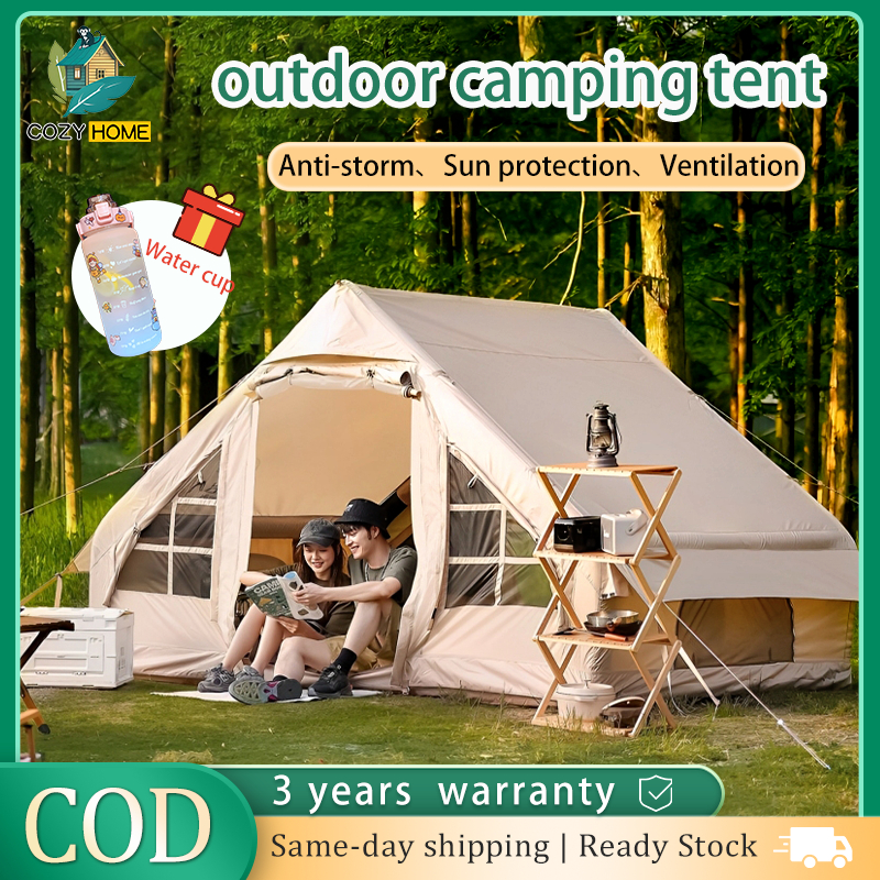 Waterproof outdoor tent for camping large tent family super large space ...