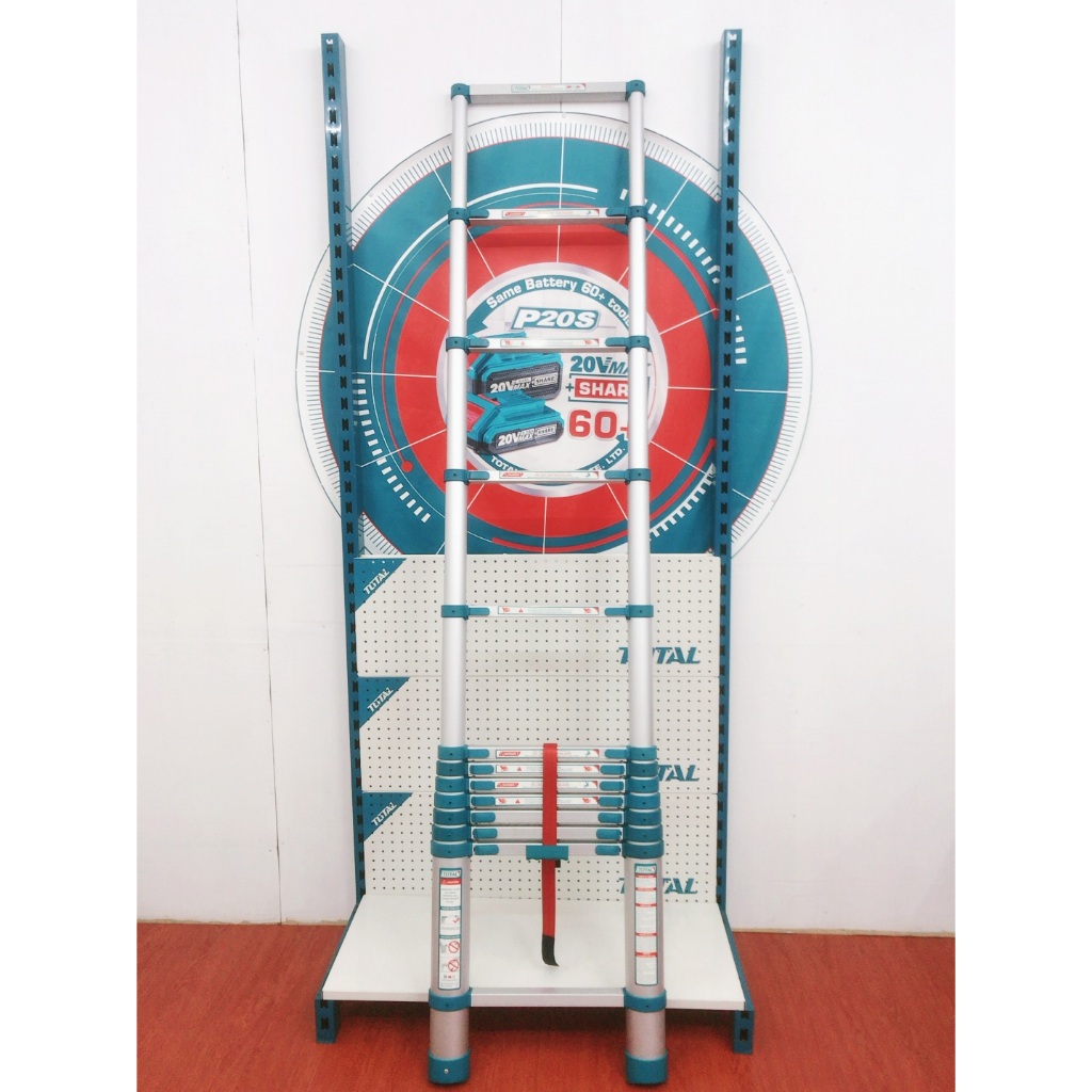 Total 12-Step Telescopic Ladder – Model THLAD08121 (Industrial Grade ...