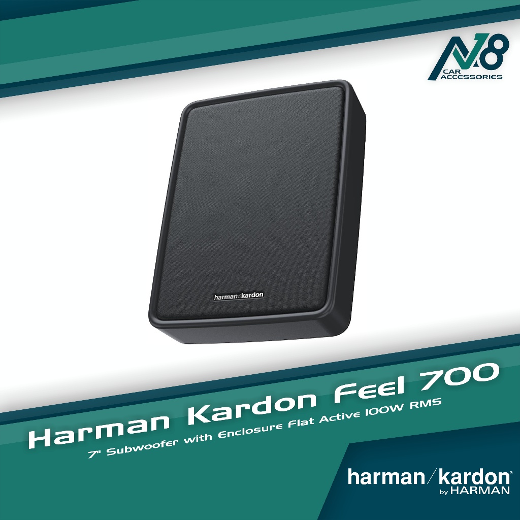 Harman Kardon Feel 700 7" Subwoofer with Enclosure Flat Active 100W RMS ...